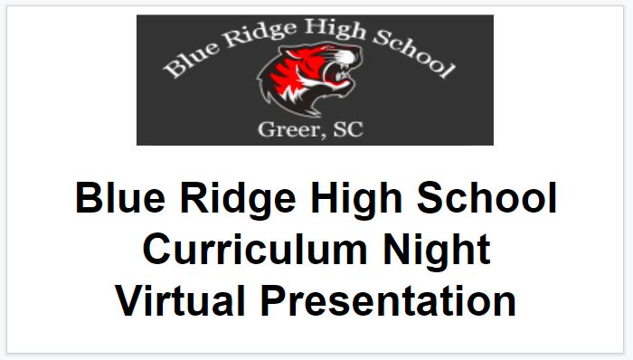 Welcome to Blue Ridge Middle Website!